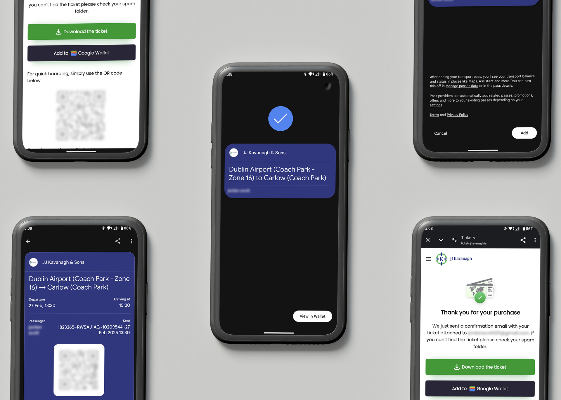 How to Add Your JJ Kavanagh Ticket to Your Google Wallet - JJ Kavanagh